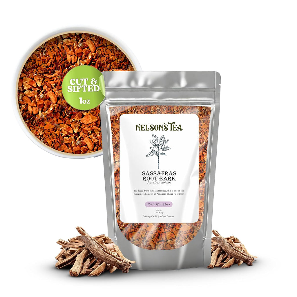 Nelson's Tea sassafras root herbal tea