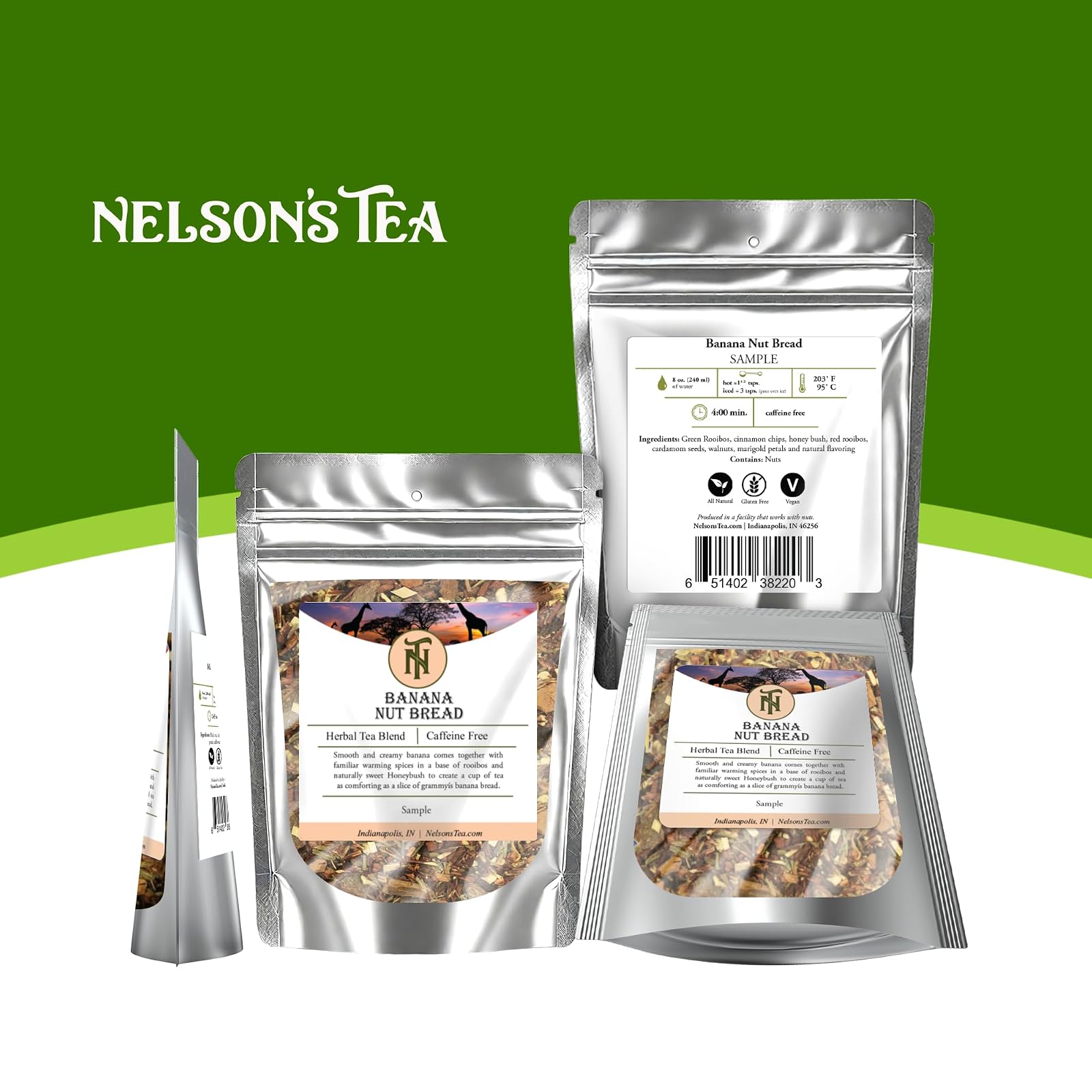 Nelson's Tea unique flavour infusion