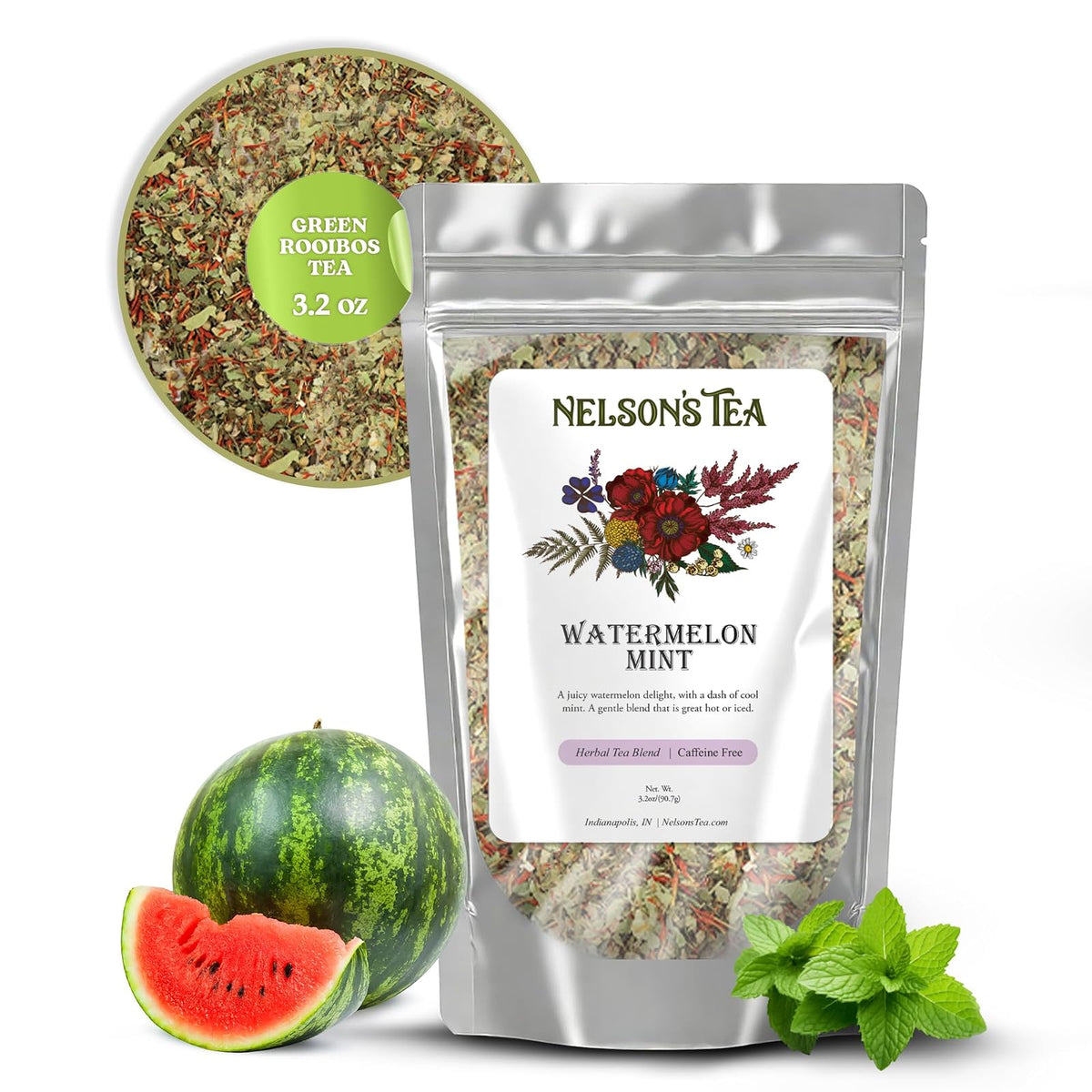 Nelson's Tea Watermelon Mint herbal tea