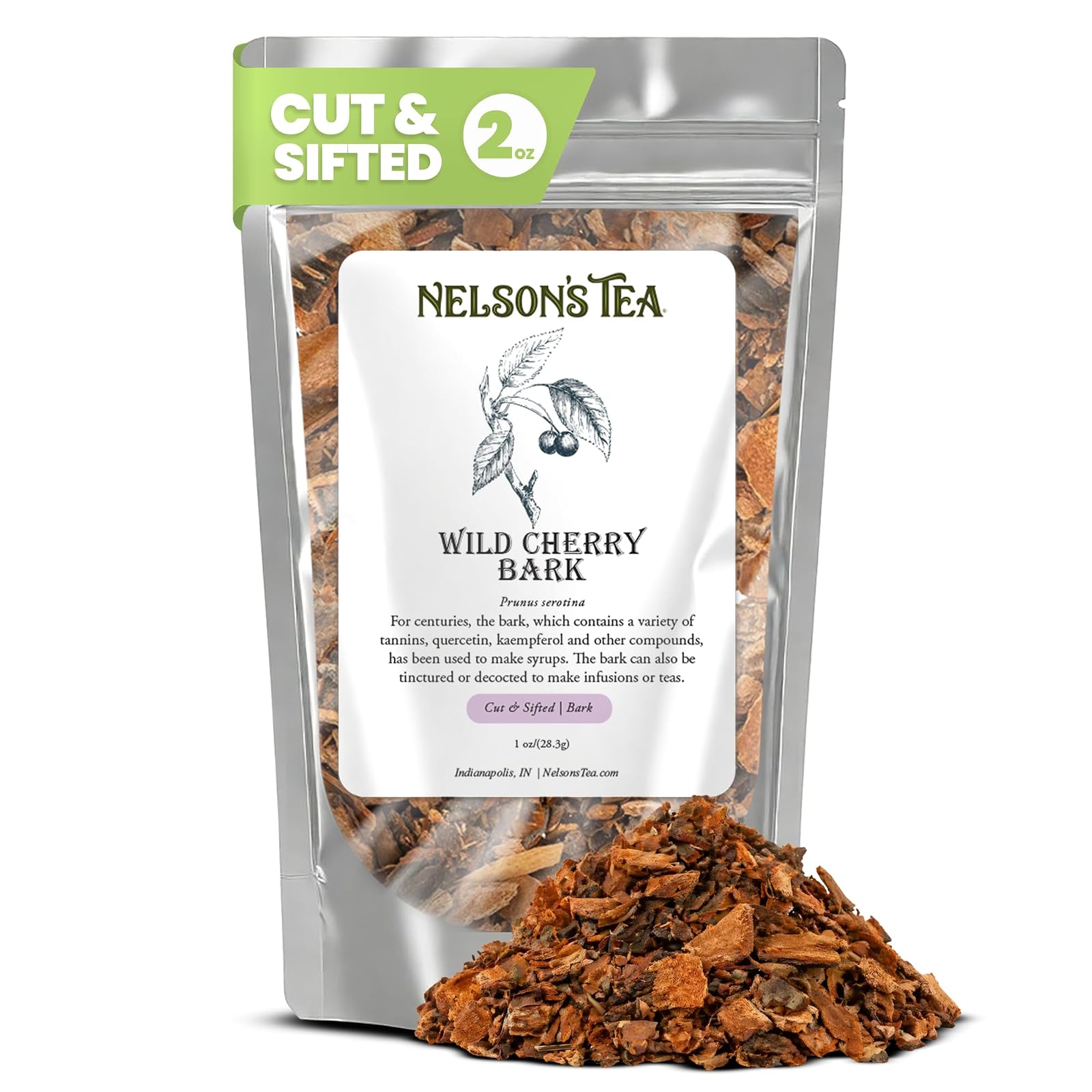 Nelson's Tea Wild Cherry Bark benefits