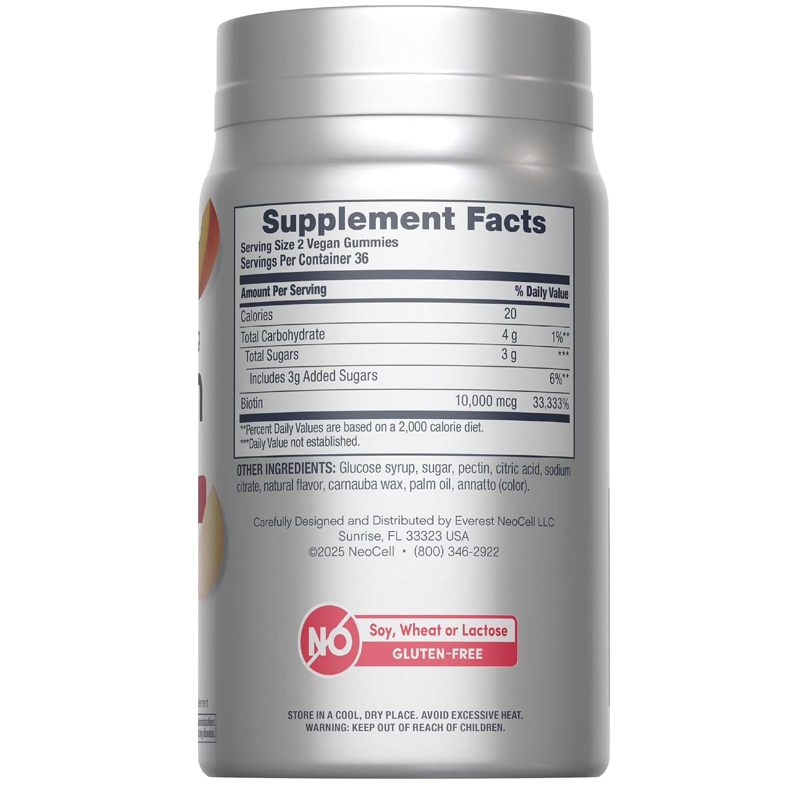 NeoCell biotin for radiant skin