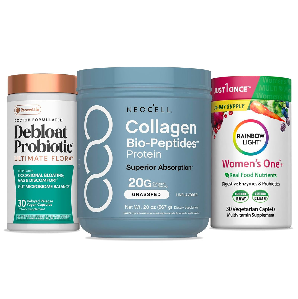 NeoCell women's multivitamins for bloating relief