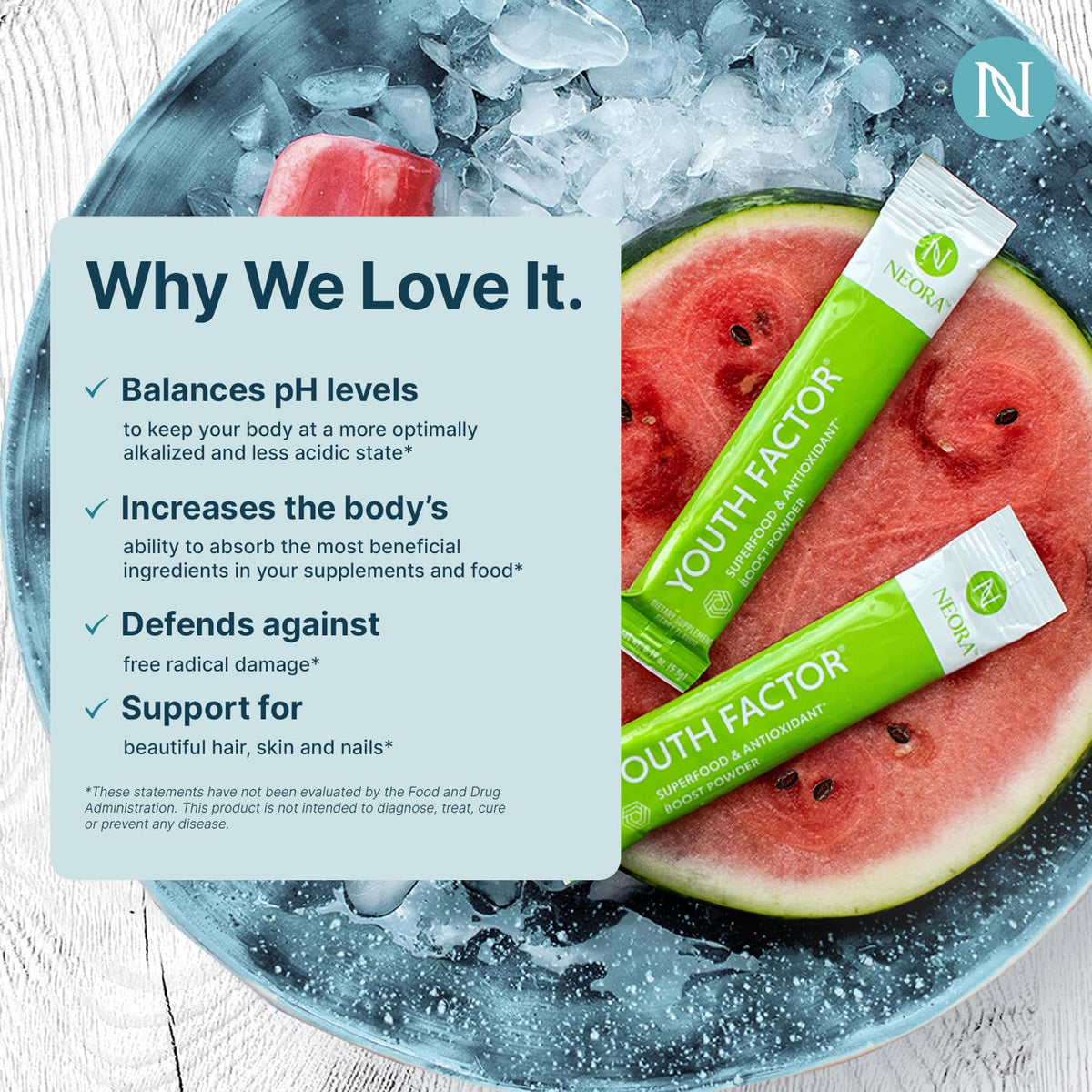 NEORA vitamins for youthful skin