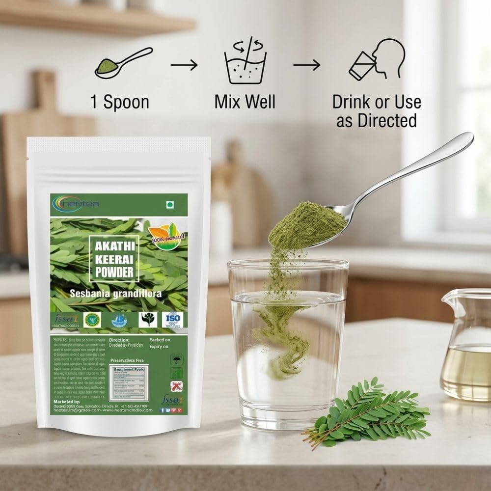 Neotea Agathi Keerai for hydration