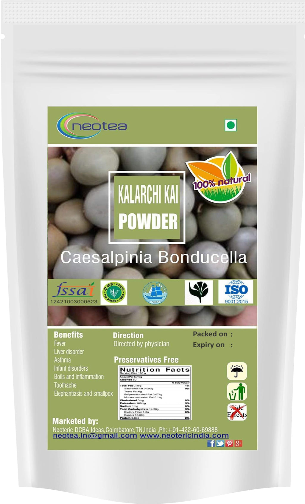 neotea Bonduc Nut Powder benefits