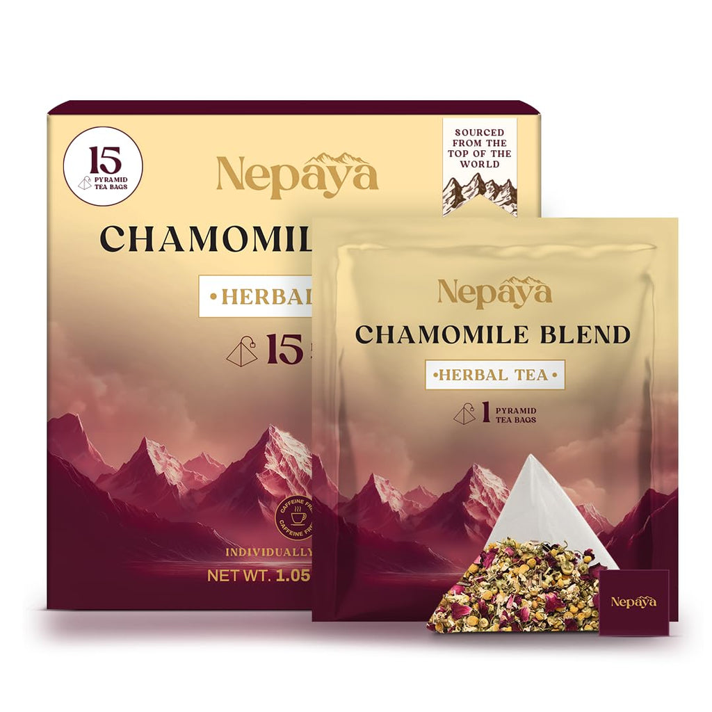 Nepaya chamomile tea bags for relaxation