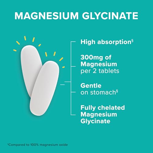 nerve health magnesium glycinate tablets