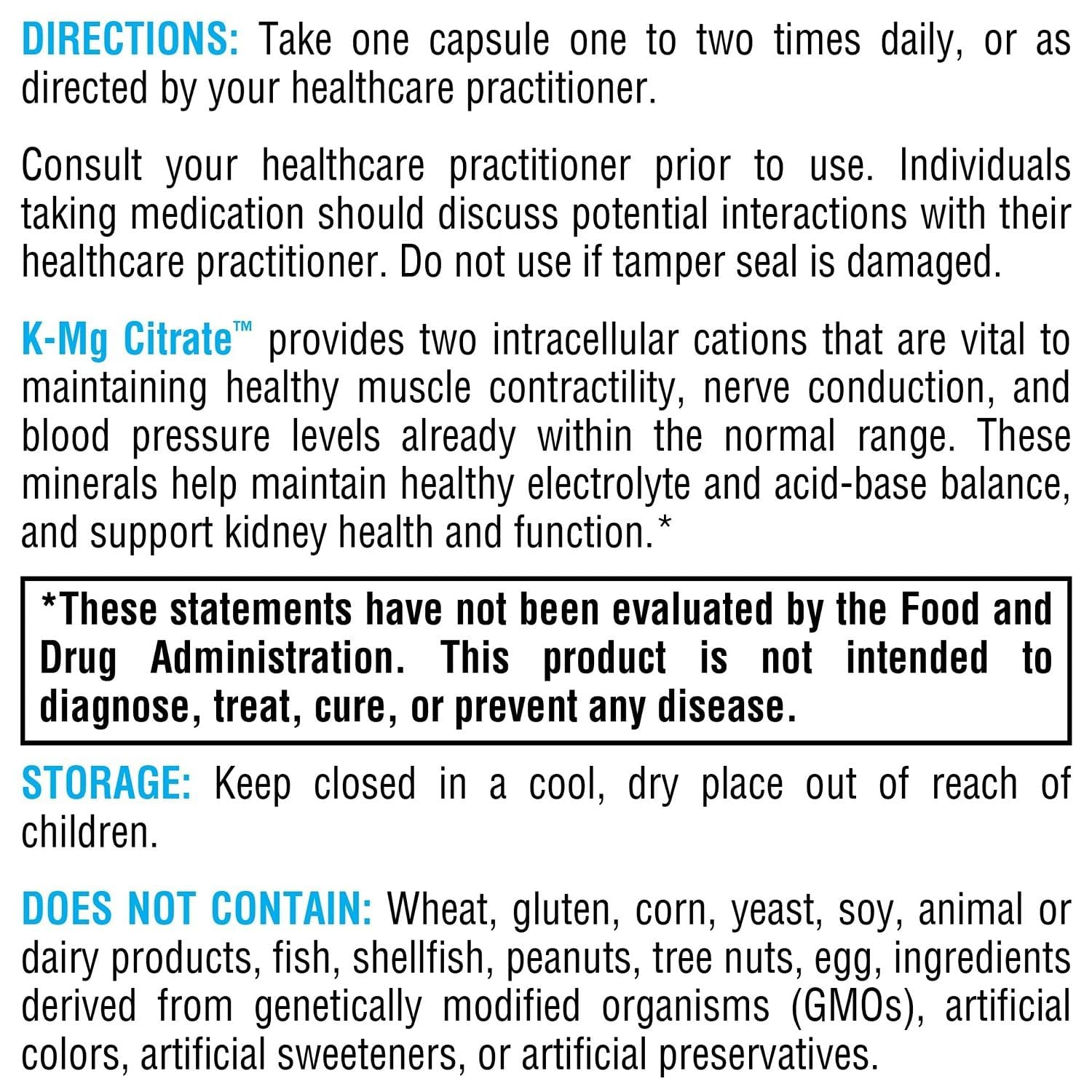 Nerve health support with K-Mg