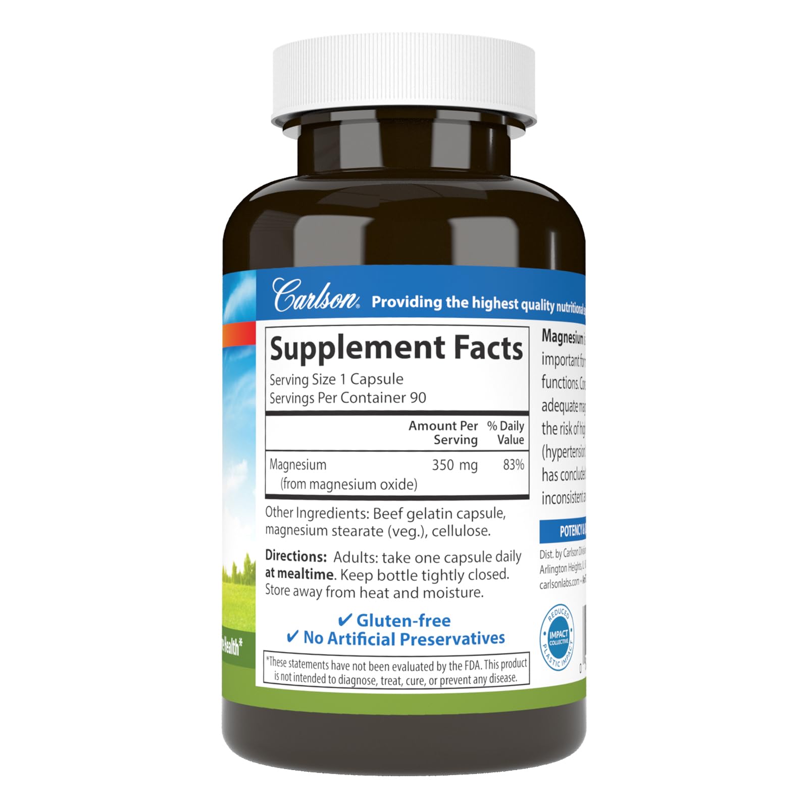 Nerve health support with magnesium