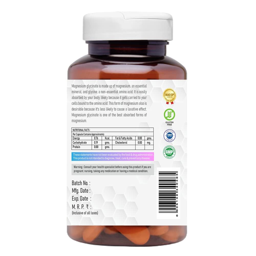 Nerve support magnesium glycinate formula