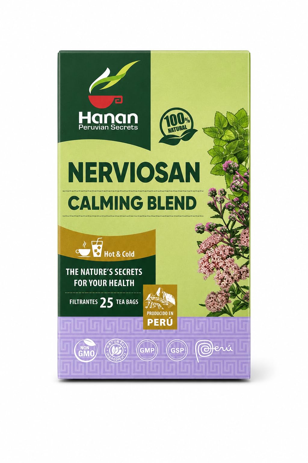 Nerviosan tea for stress relief