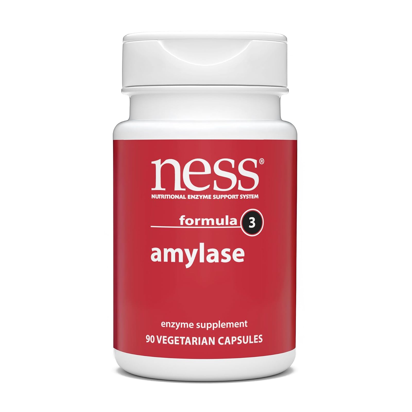 Ness Amylase vegetarian capsules for digestion