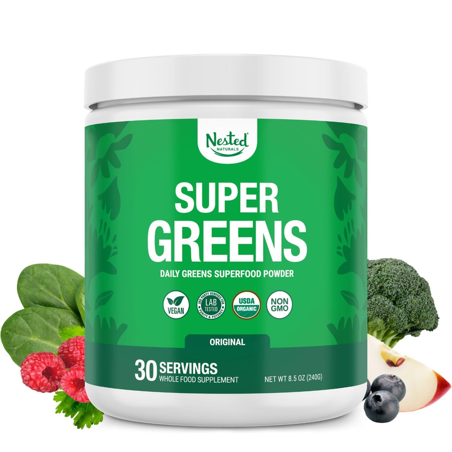 Nested Naturals Super Greens powder
