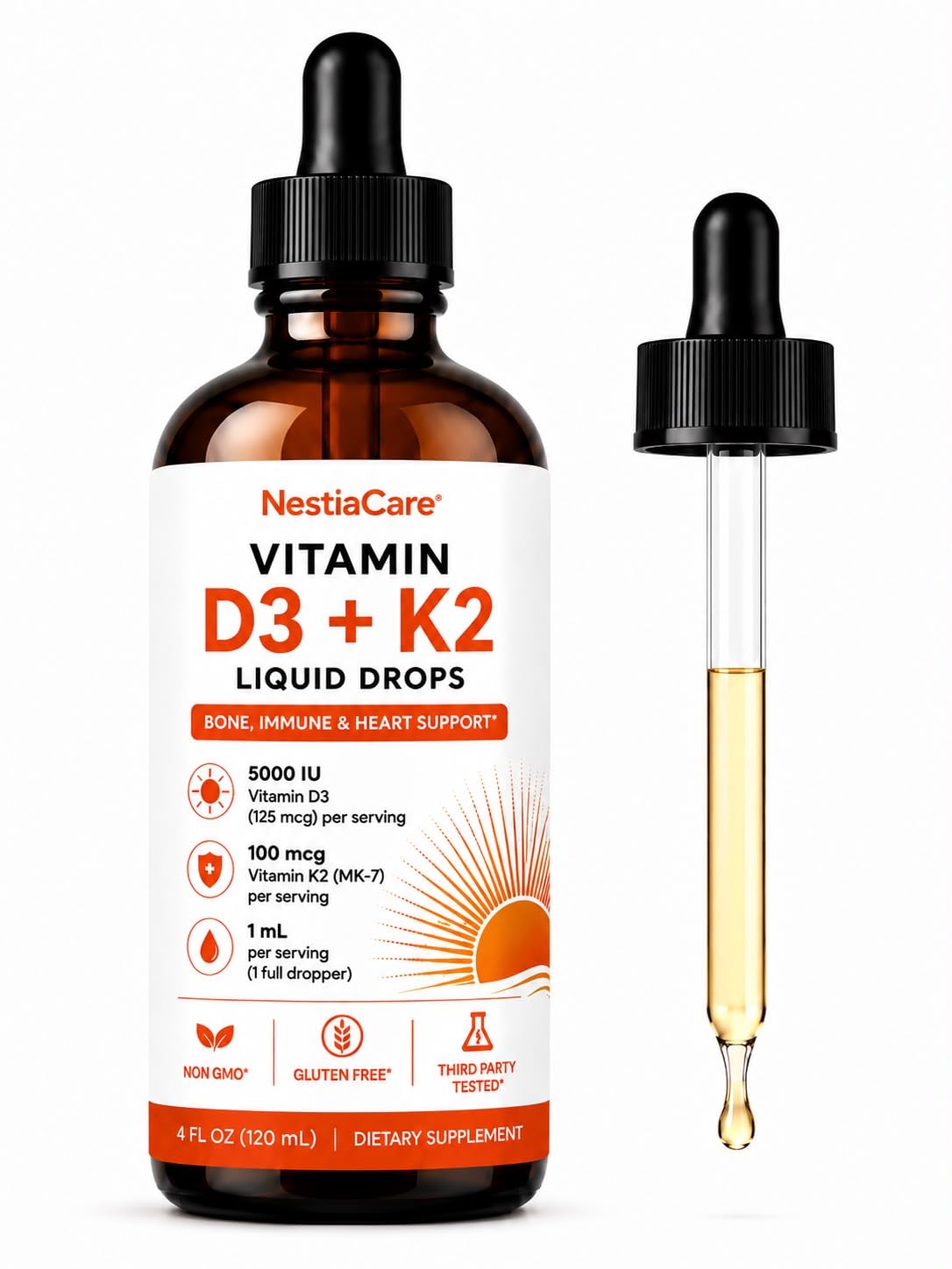 NestiaCare Vitamin D3 liquid drops