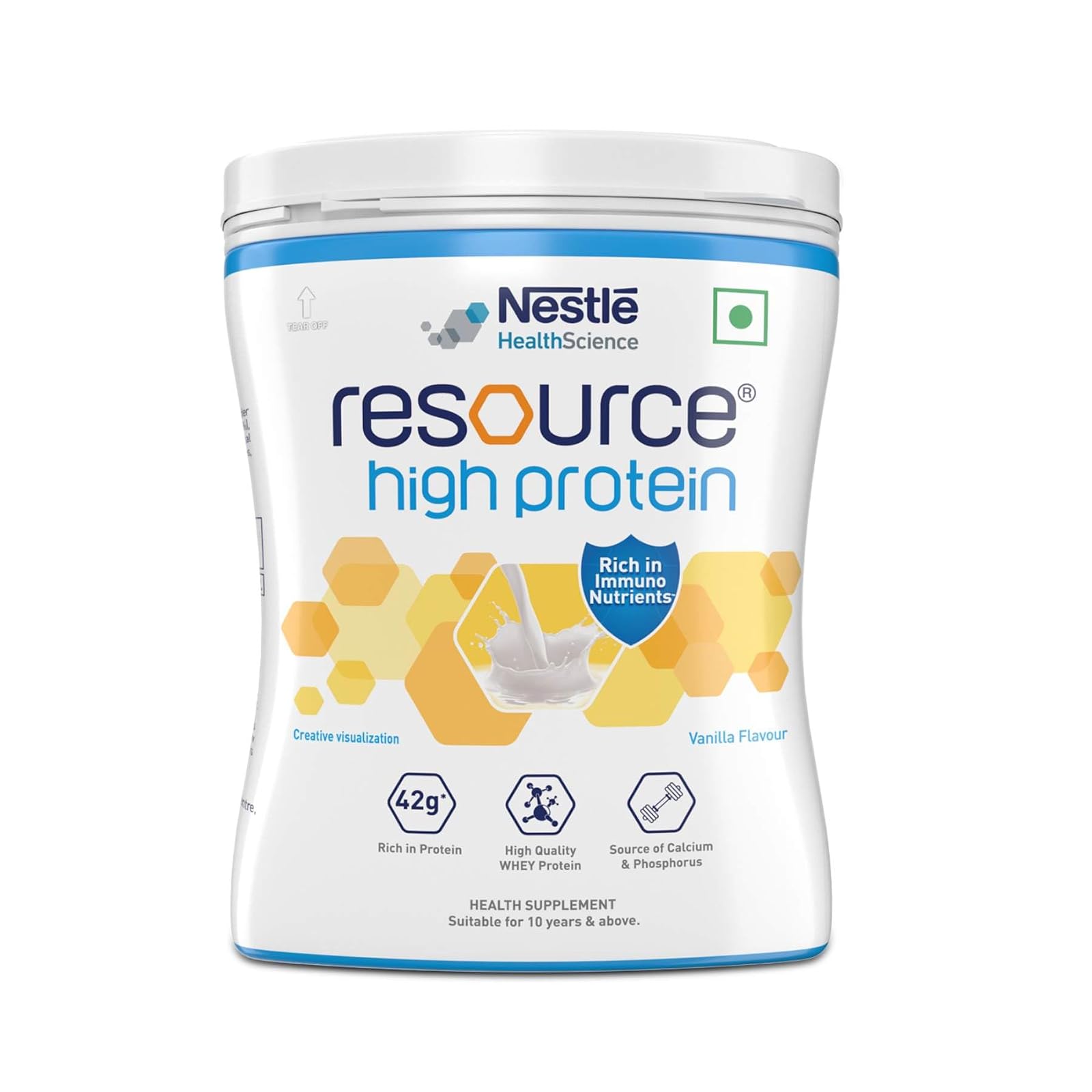 Nestle Resource High Protein Vanilla tin