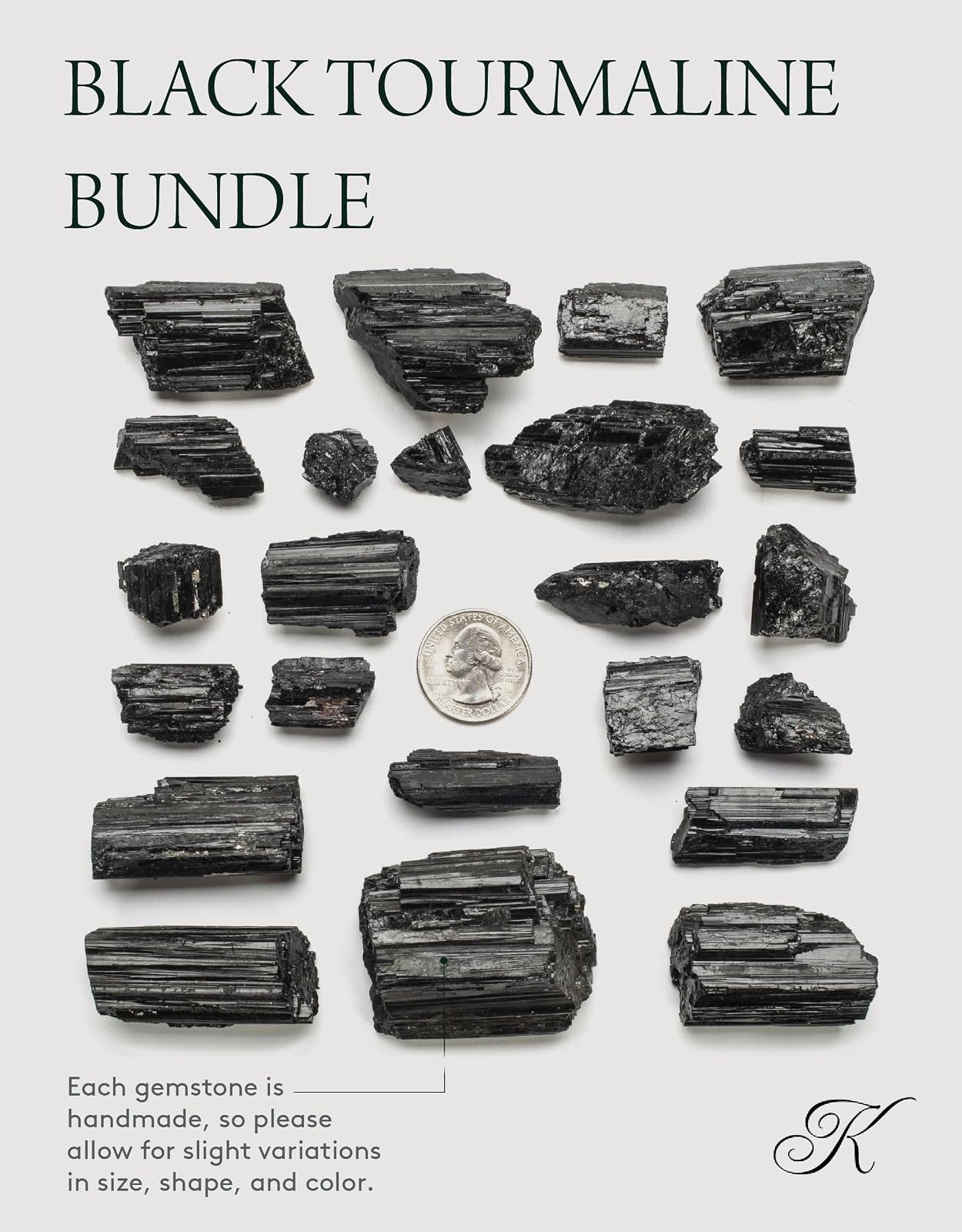 Nettle and black tourmaline bundle