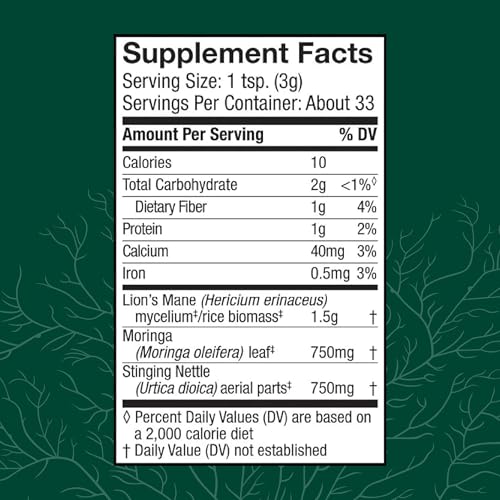 Nettle and Moringa mushroom blend