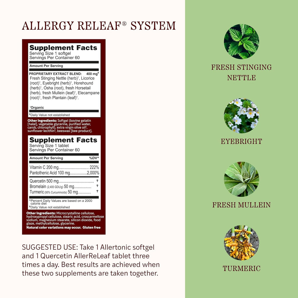 Nettle-based allergy relief system