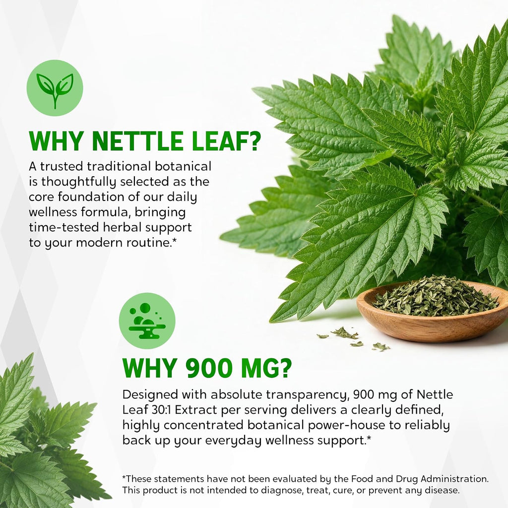 Nettle capsules for daily health