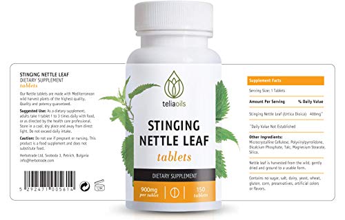 Nettle capsules for natural health enthusiasts