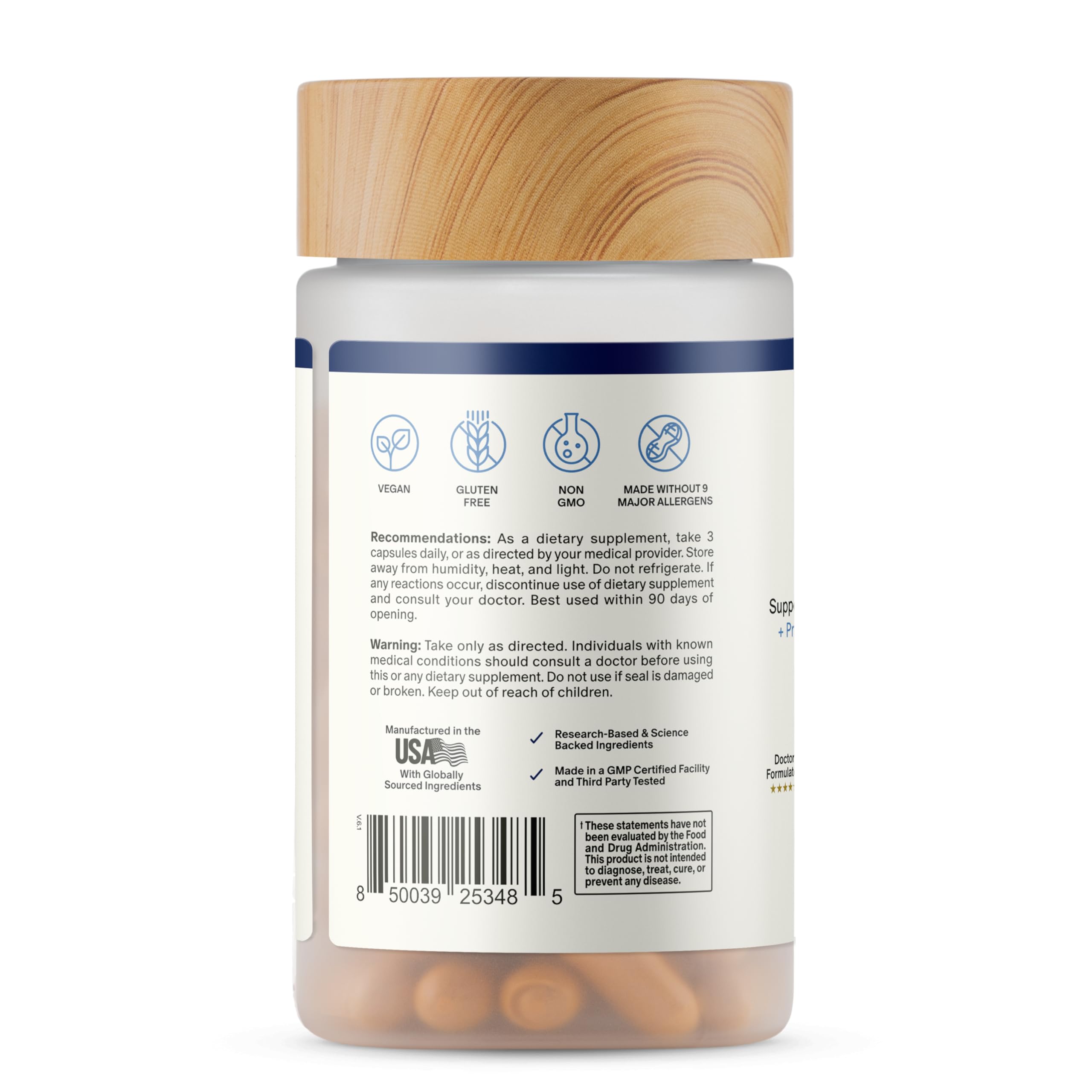 Nettle capsules for overall wellness