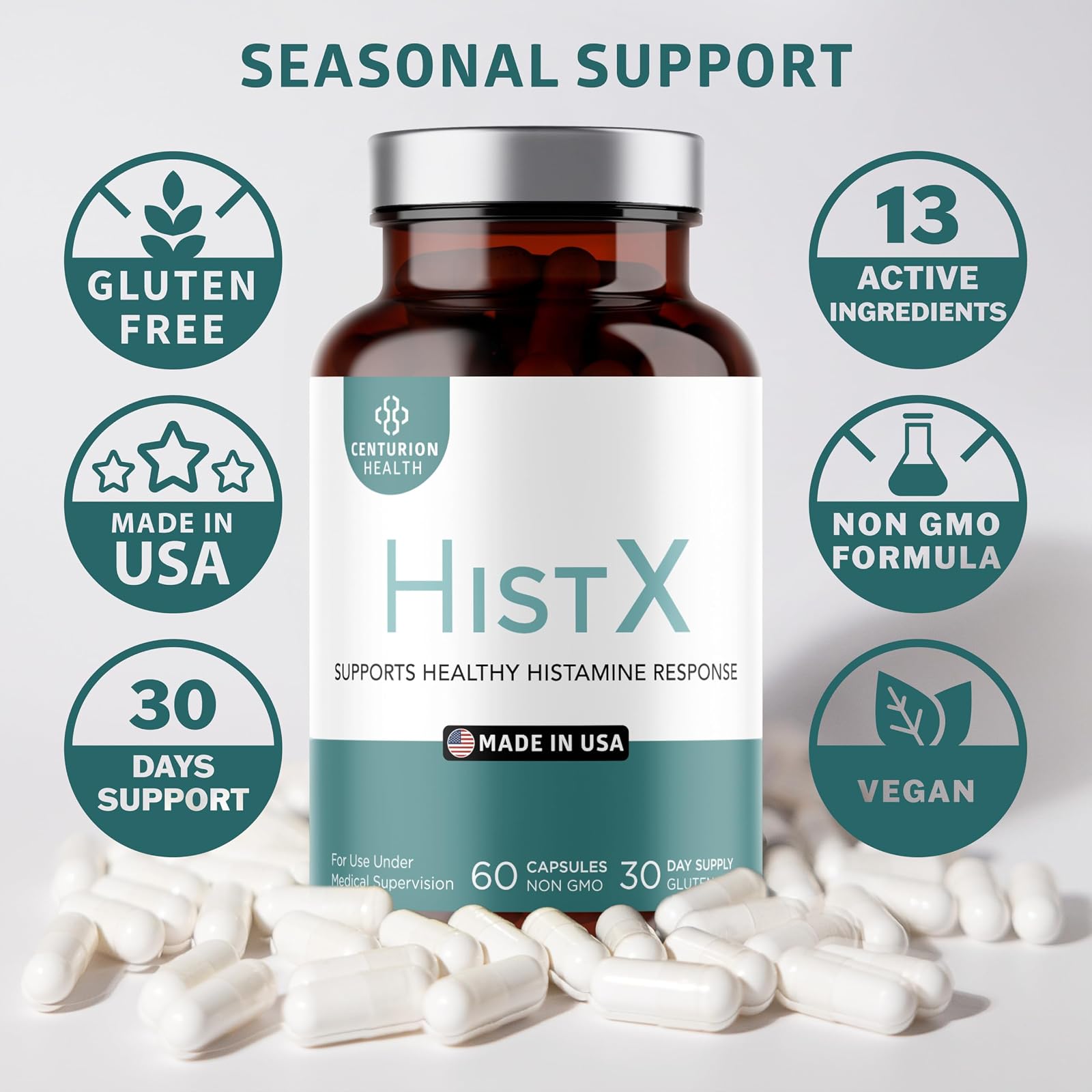 Nettle capsules for seasonal wellness