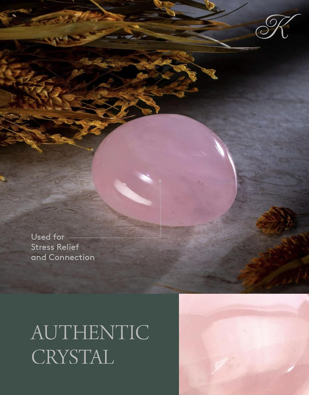 Nettle healing crystal for stress management