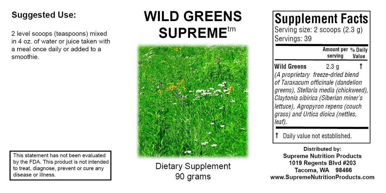 Nettle herbal powder for energy boost