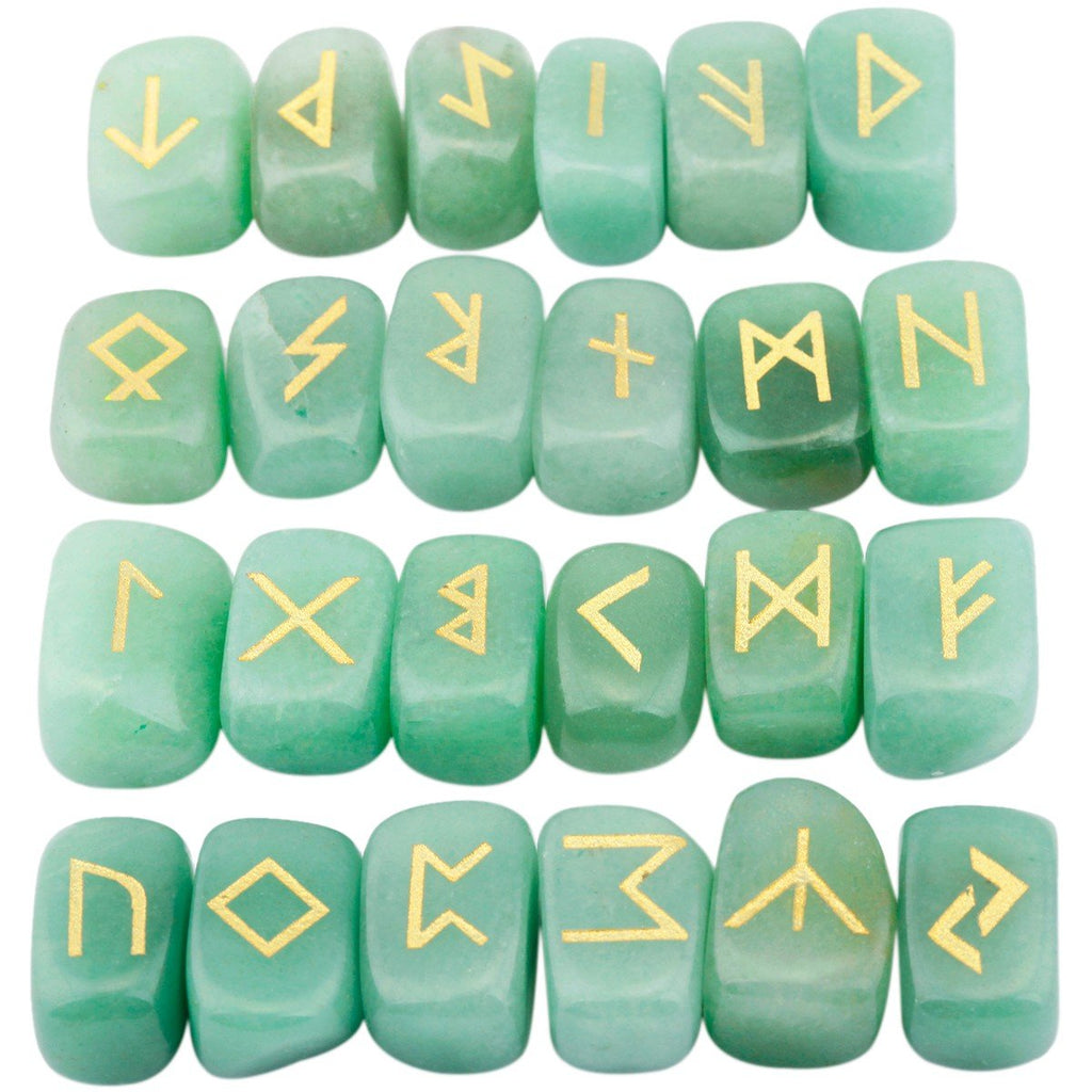 nettle infused green aventurine stones