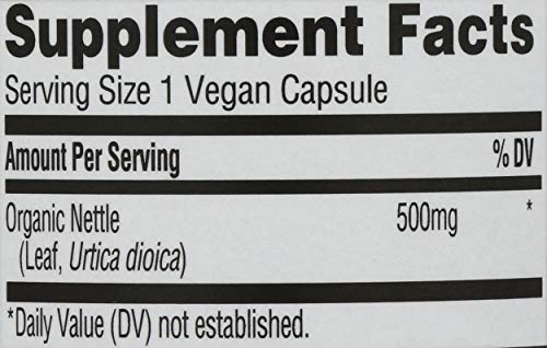Nettle leaf capsules for vitality