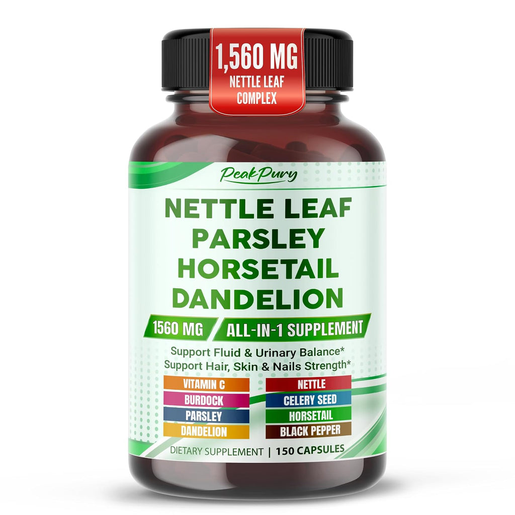 Nettle leaf capsules for wellness