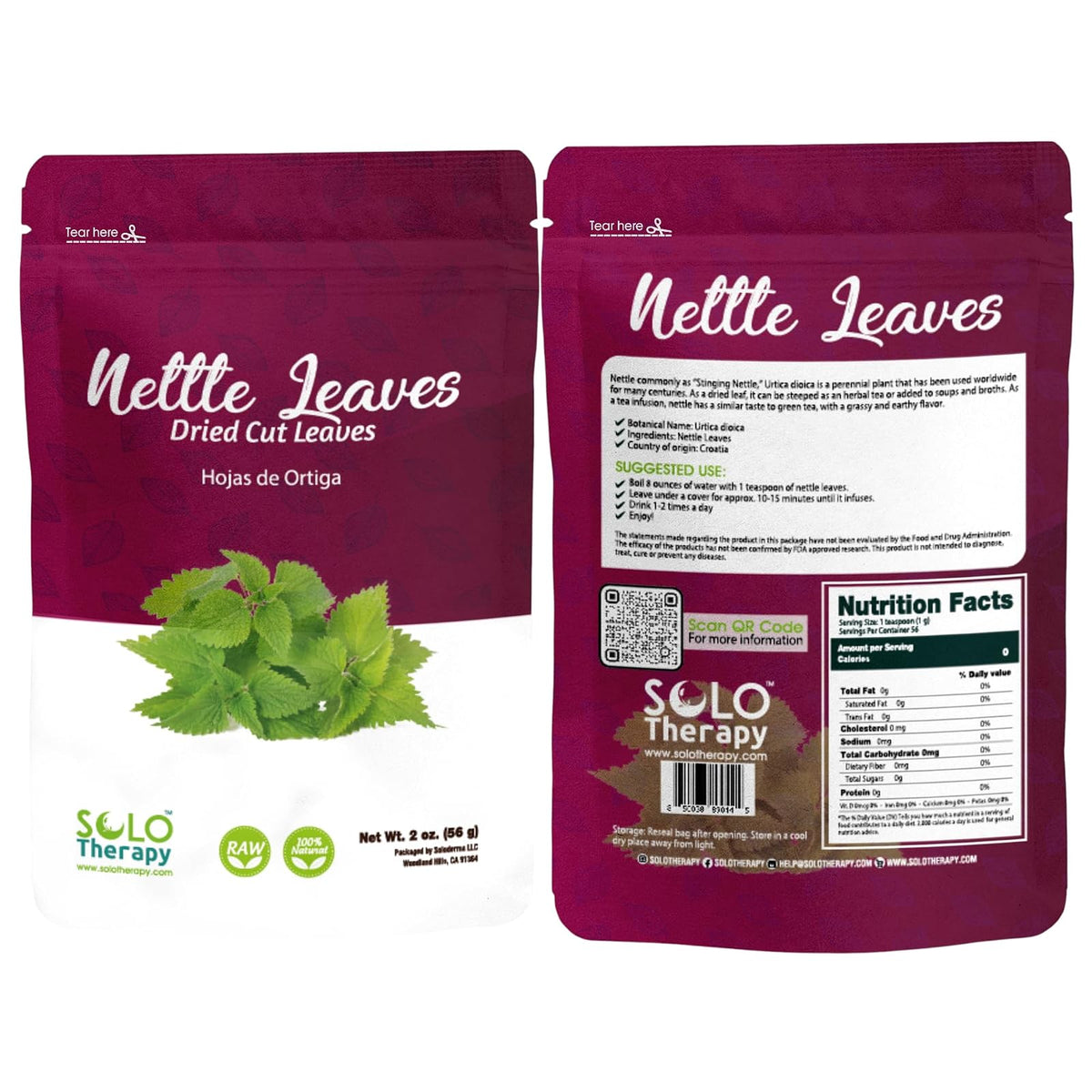 Nettle leaf herbal benefits