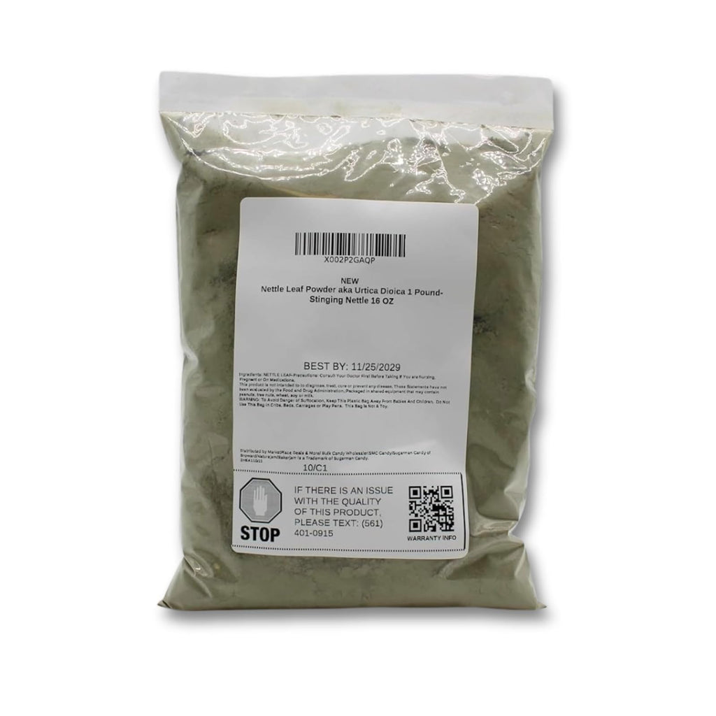 Nettle leaf powder for herbal remedies