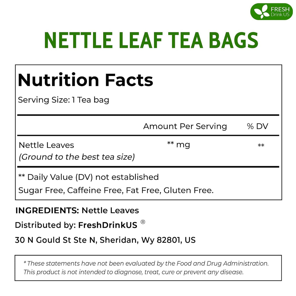Nettle leaf tea for immune support