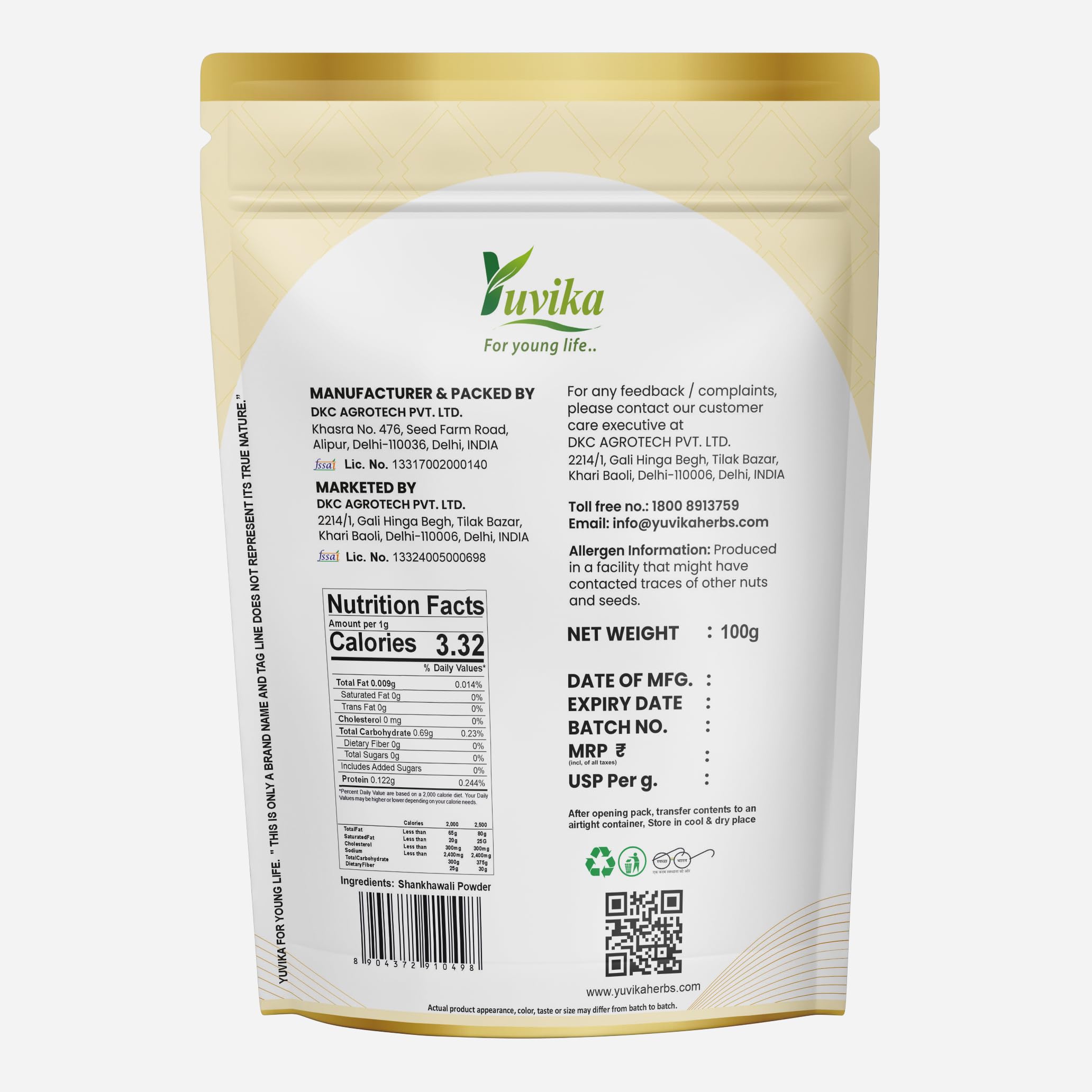 Nettle powder for hormone balance