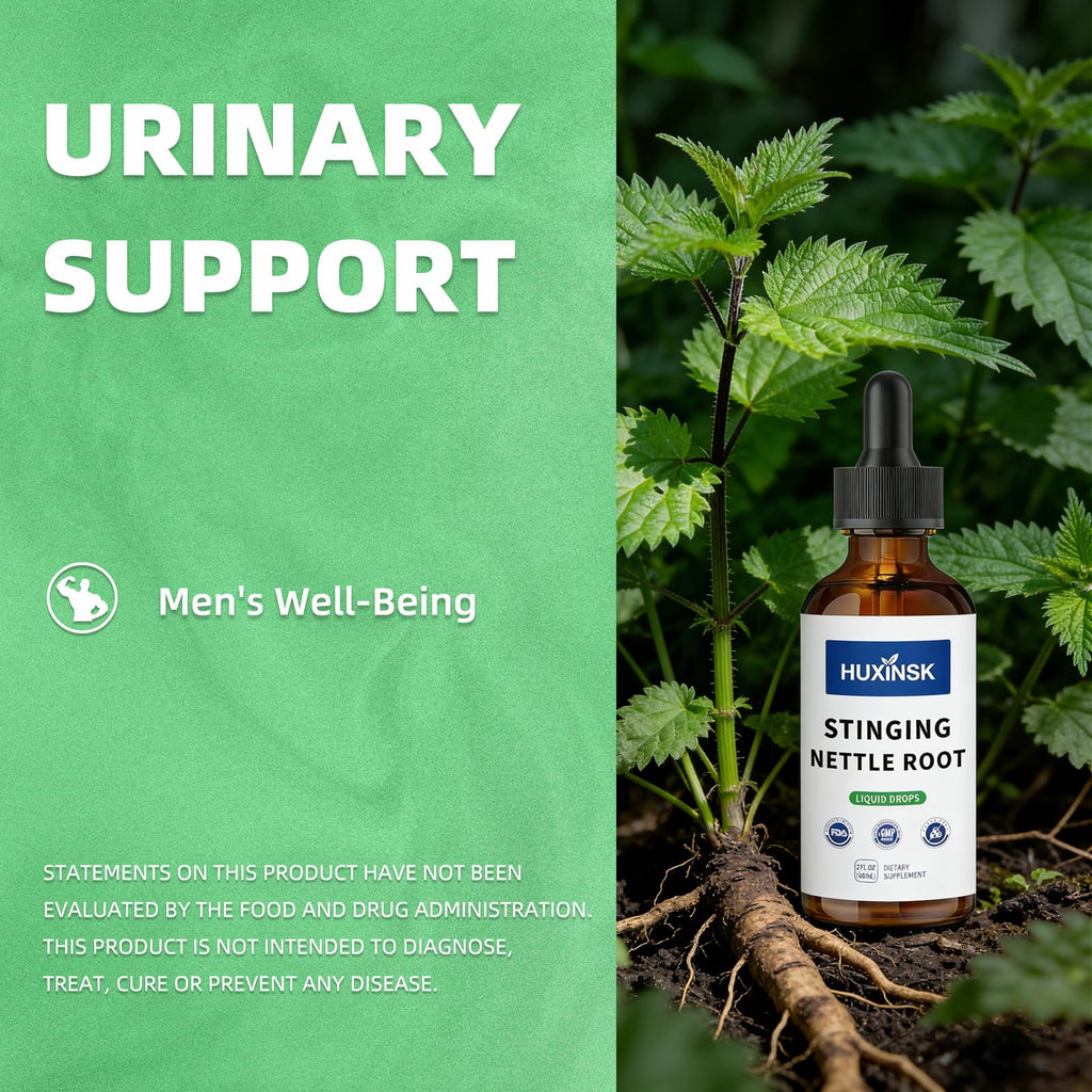 Nettle root drops for energy boost