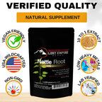 Nettle root extract for energy boost