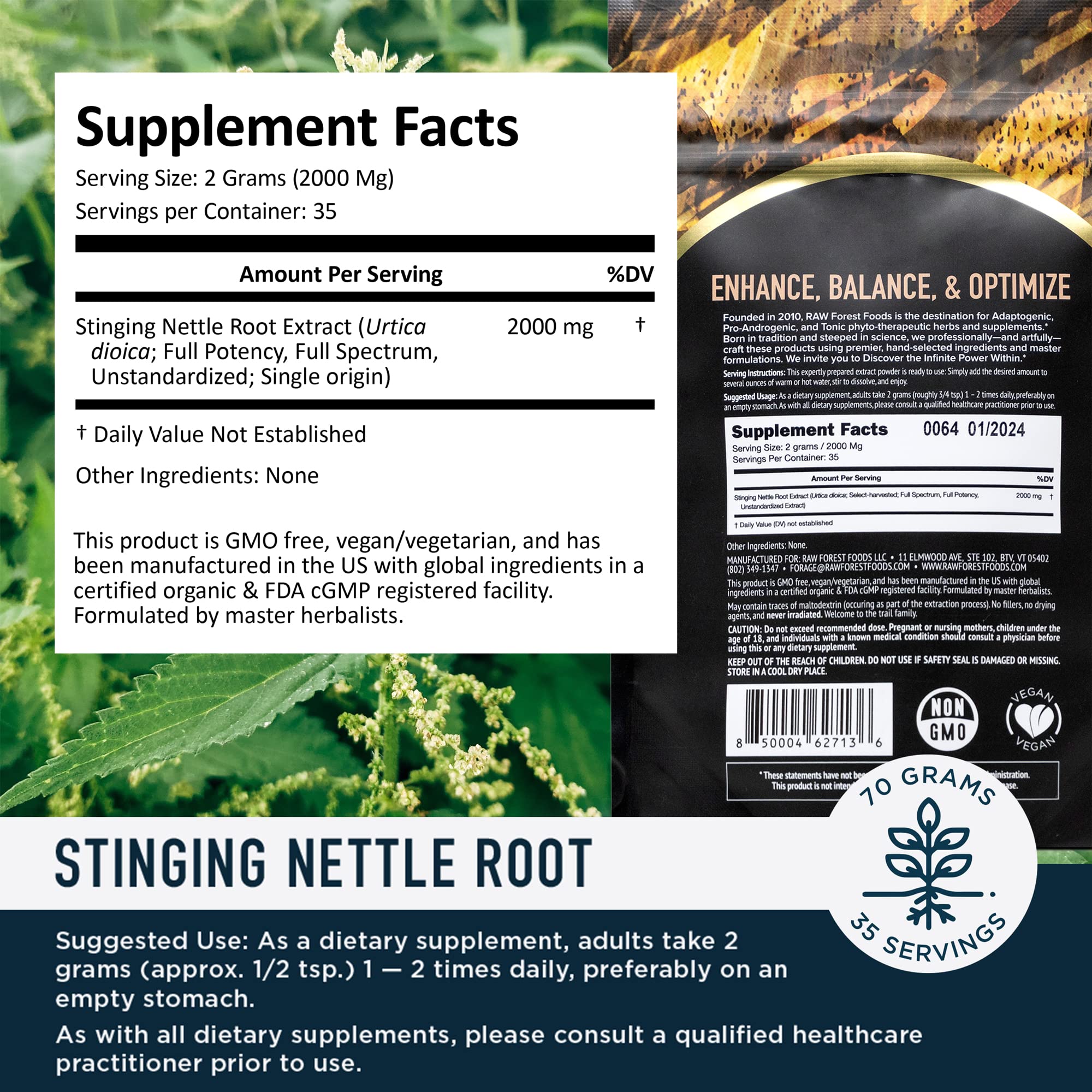 nettle root for immune support