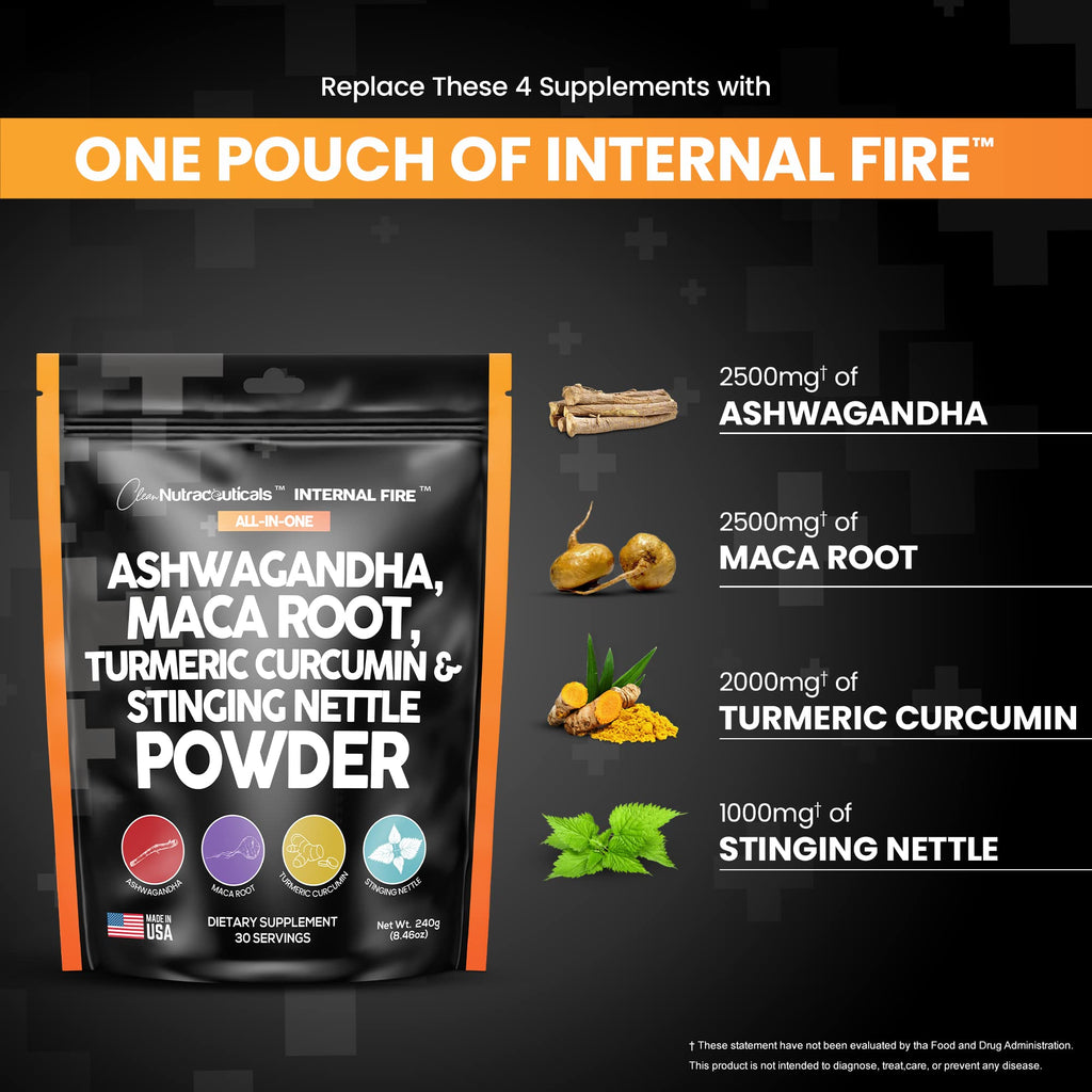 Nettle root powder for vitality