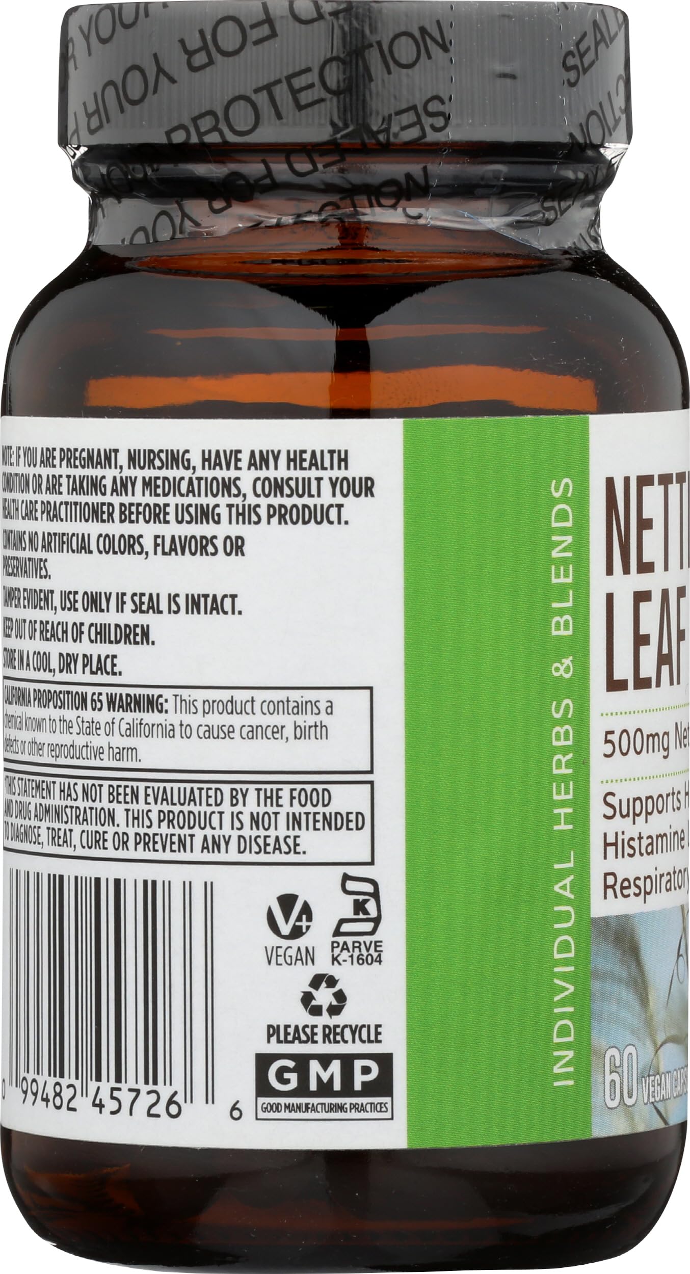 Nettle supplement for energy boost