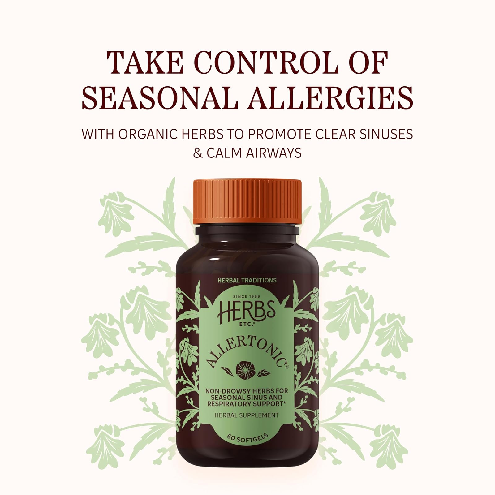 Nettle supplement for seasonal allergies