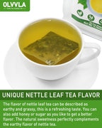 Nettle tea for allergy relief