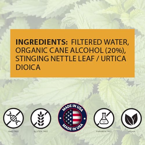 Nettle tincture with convenient dropper