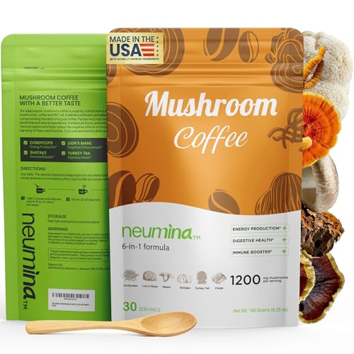 Neumina mushroom blends for energy