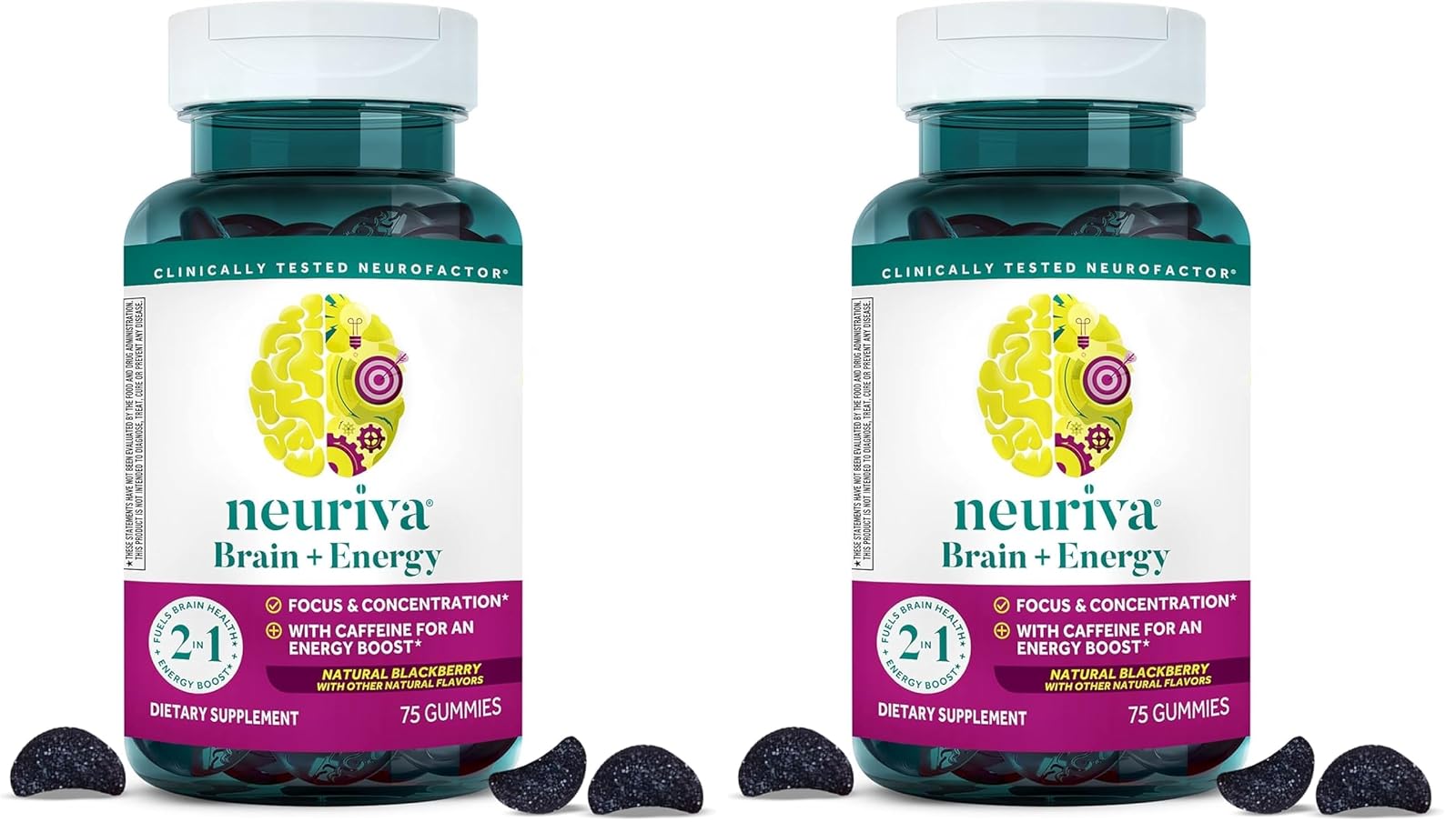 NEURIVA Brain + Energy Gummies benefits