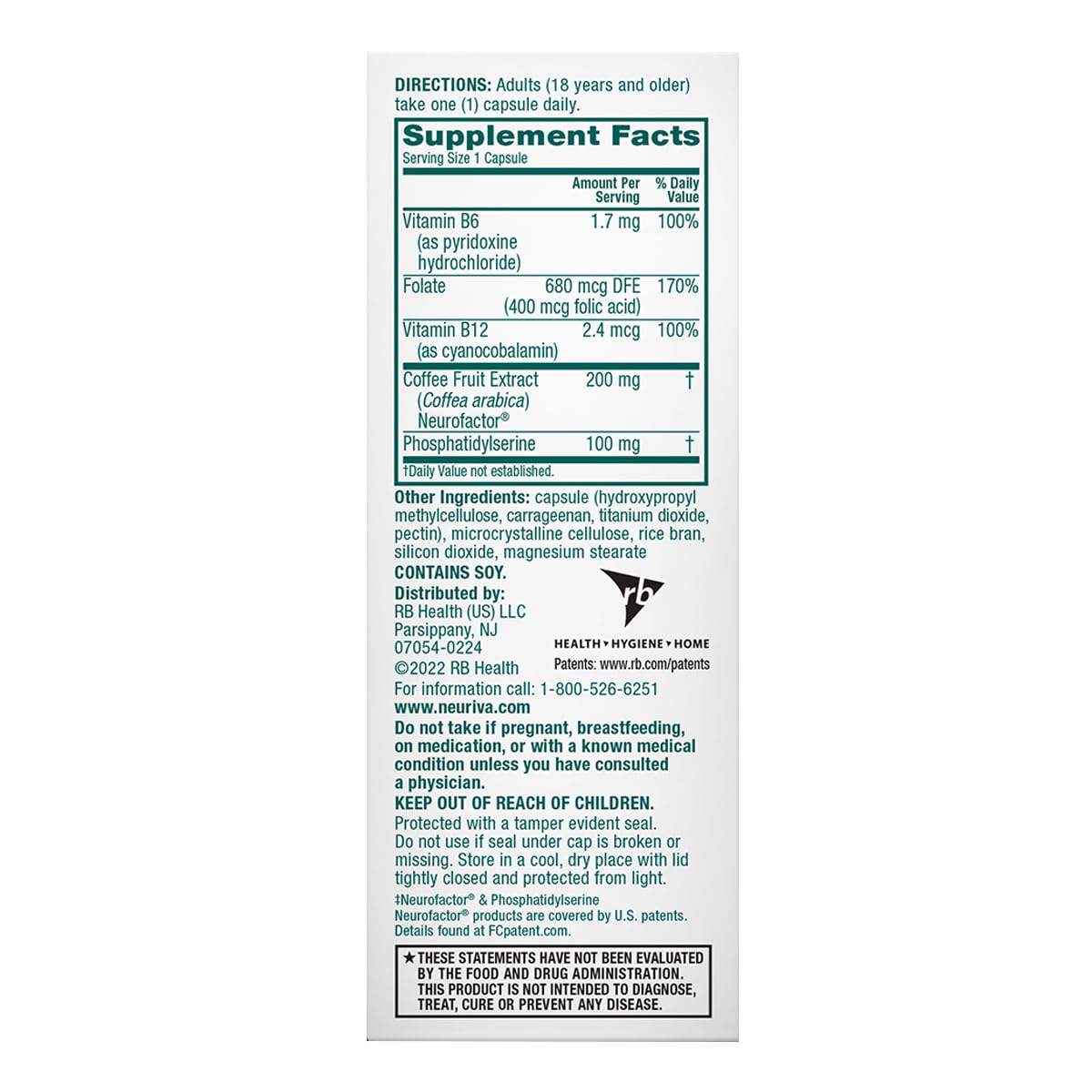 NEURIVA Plus for enhanced learning ability