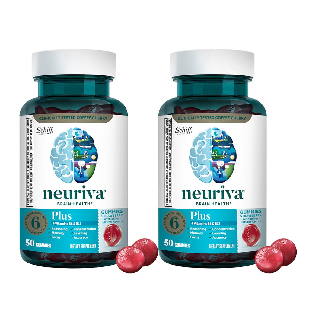NEURIVA Plus gummies for cognitive support