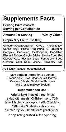 Neuro Care cognitive support tablets