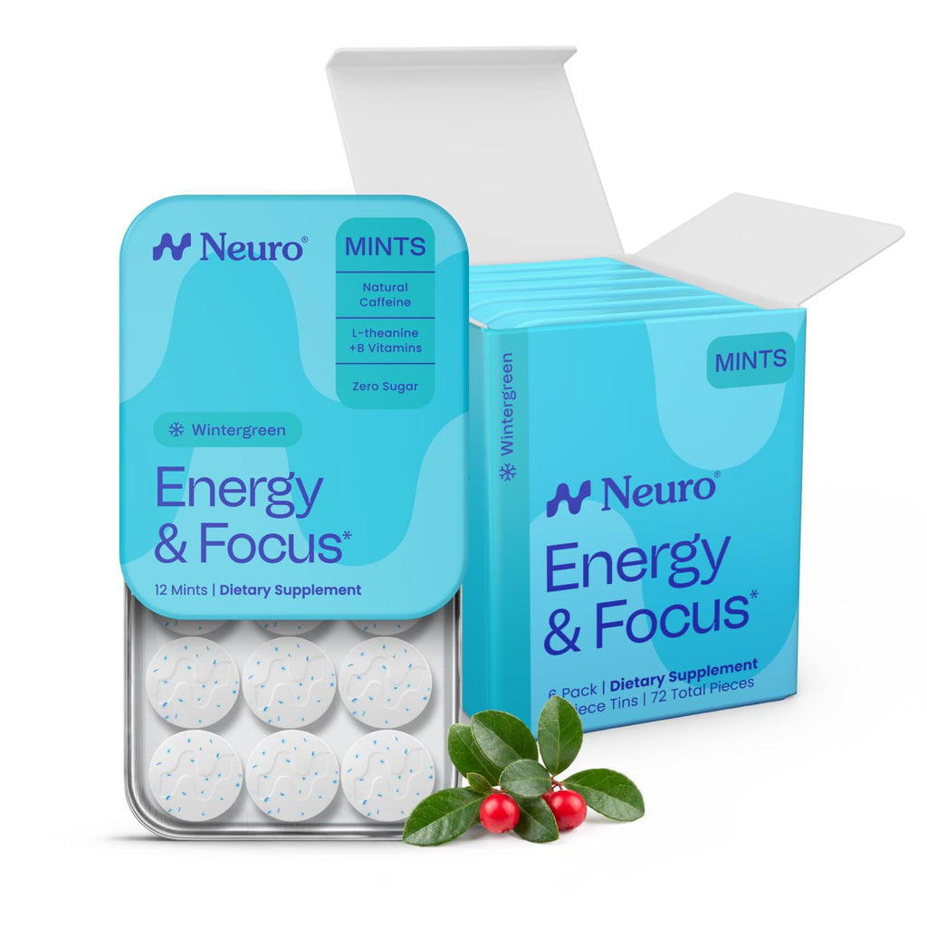 Neuro energy mints for focus