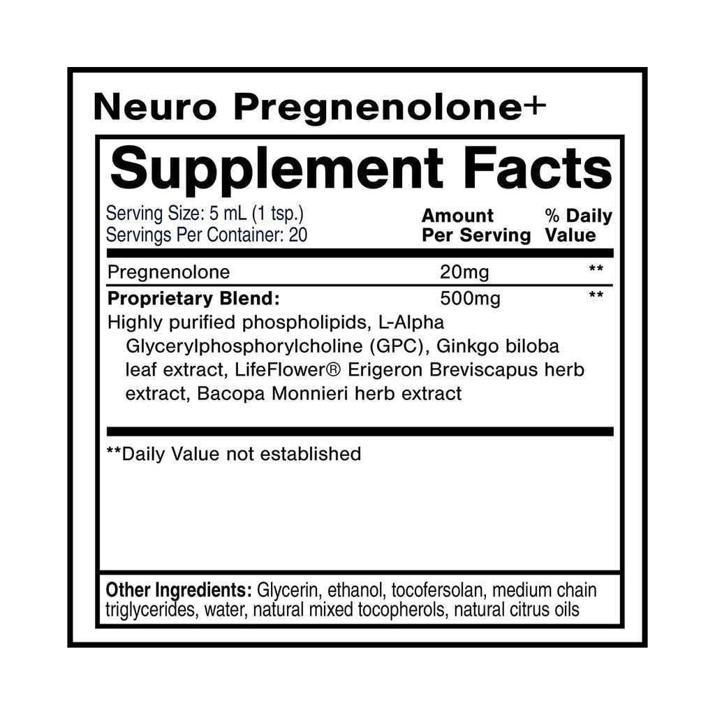 Neuro Pregnenolone+ for cognitive support